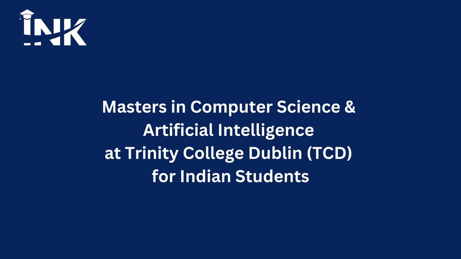 Masters in Computer Science – Artificial Intelligence at Trinity ...